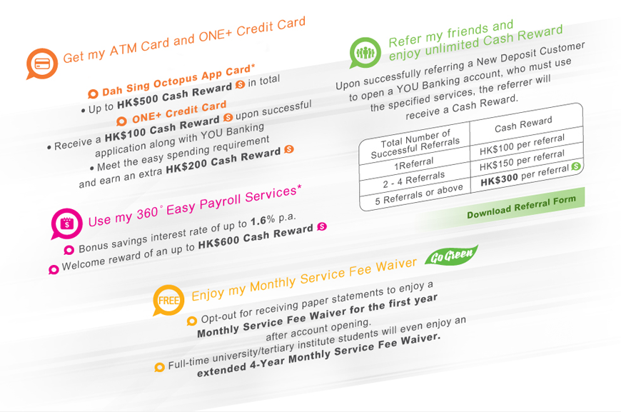 Dah Sing Bank, Limited - Personal Banking - YOU Banking